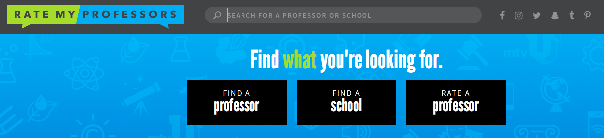 RateMyProfessors.com, “Take it with a grain of salt” claim students and ...